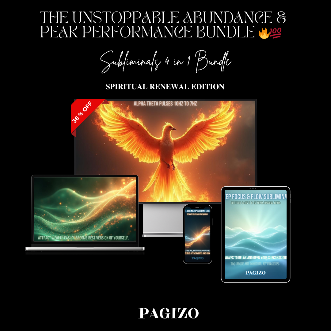 Subliminals: The Unstoppable Abundance & Peak Performance Bundle 🔥 – Pagizo